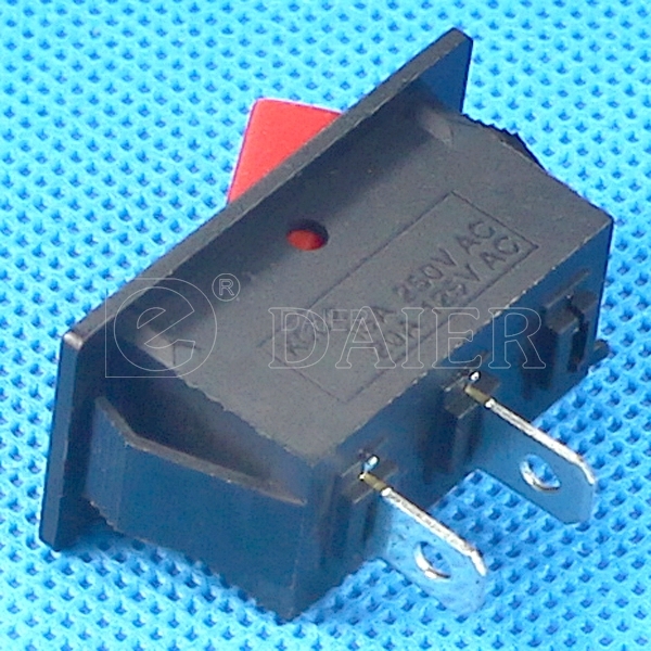 20A 125VAC / 15A 250VAC Durable ON-OFF AC Rocker Switch 2 Pin - DAIER