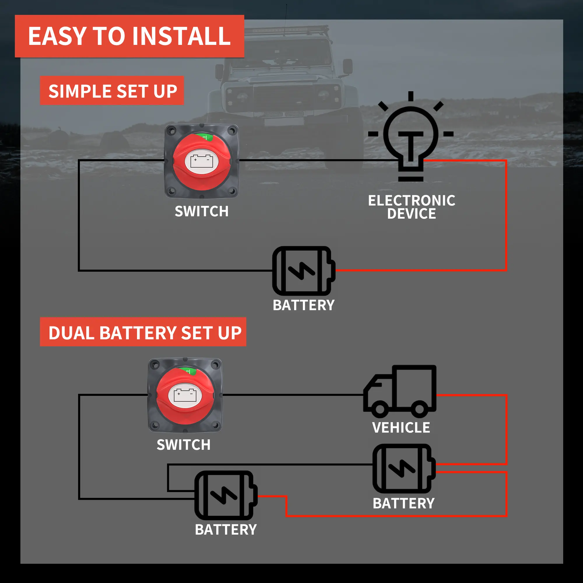 Marine Battery Switch On Off
