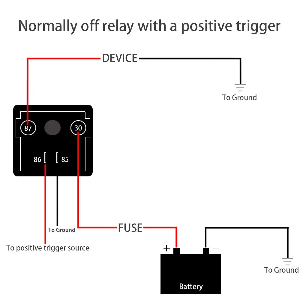 TYCO Car Terminals & Wiring Relays OLS 12V 120 Amp - 4 Terminal For ...