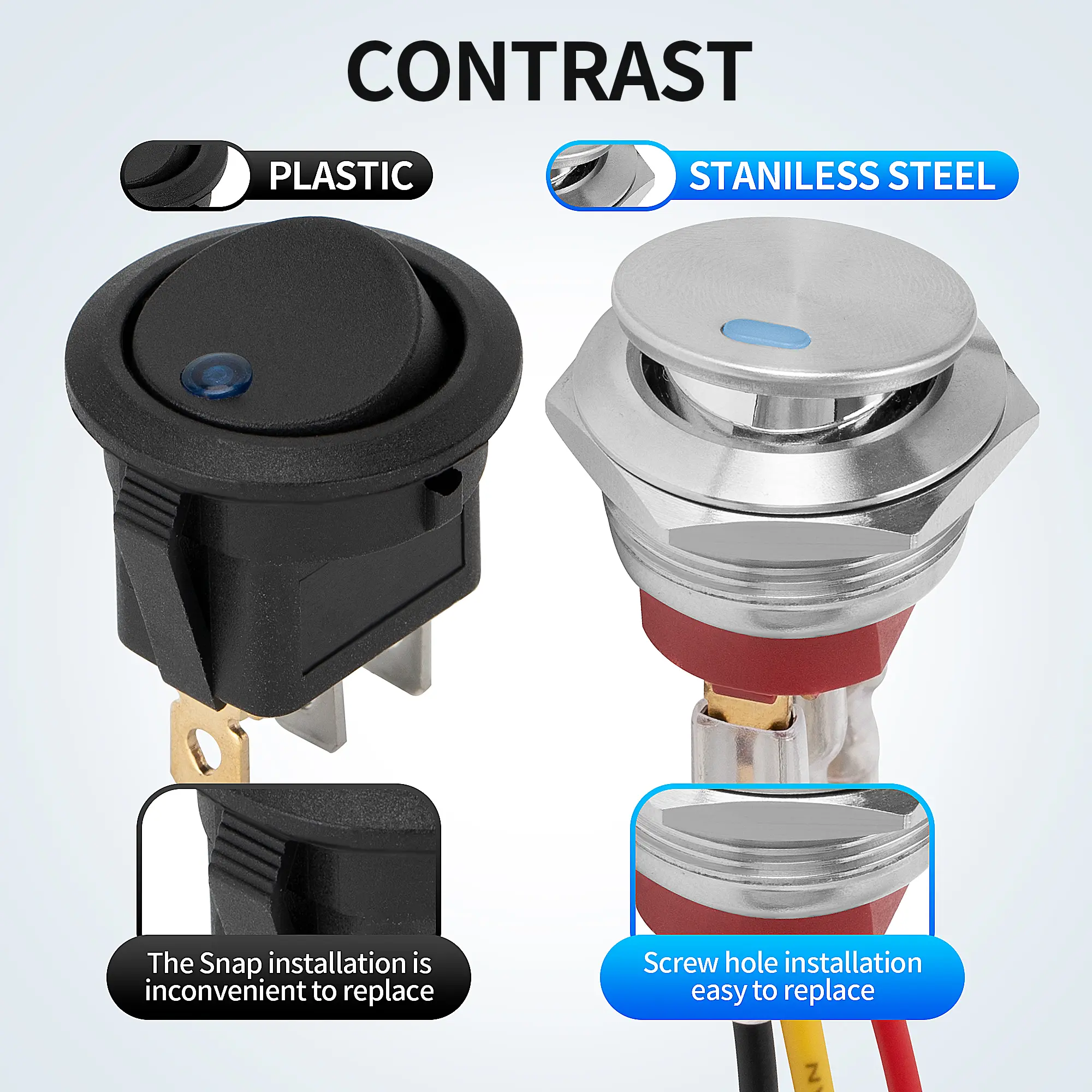 Stainless Steel Rocker Switch A5 Products