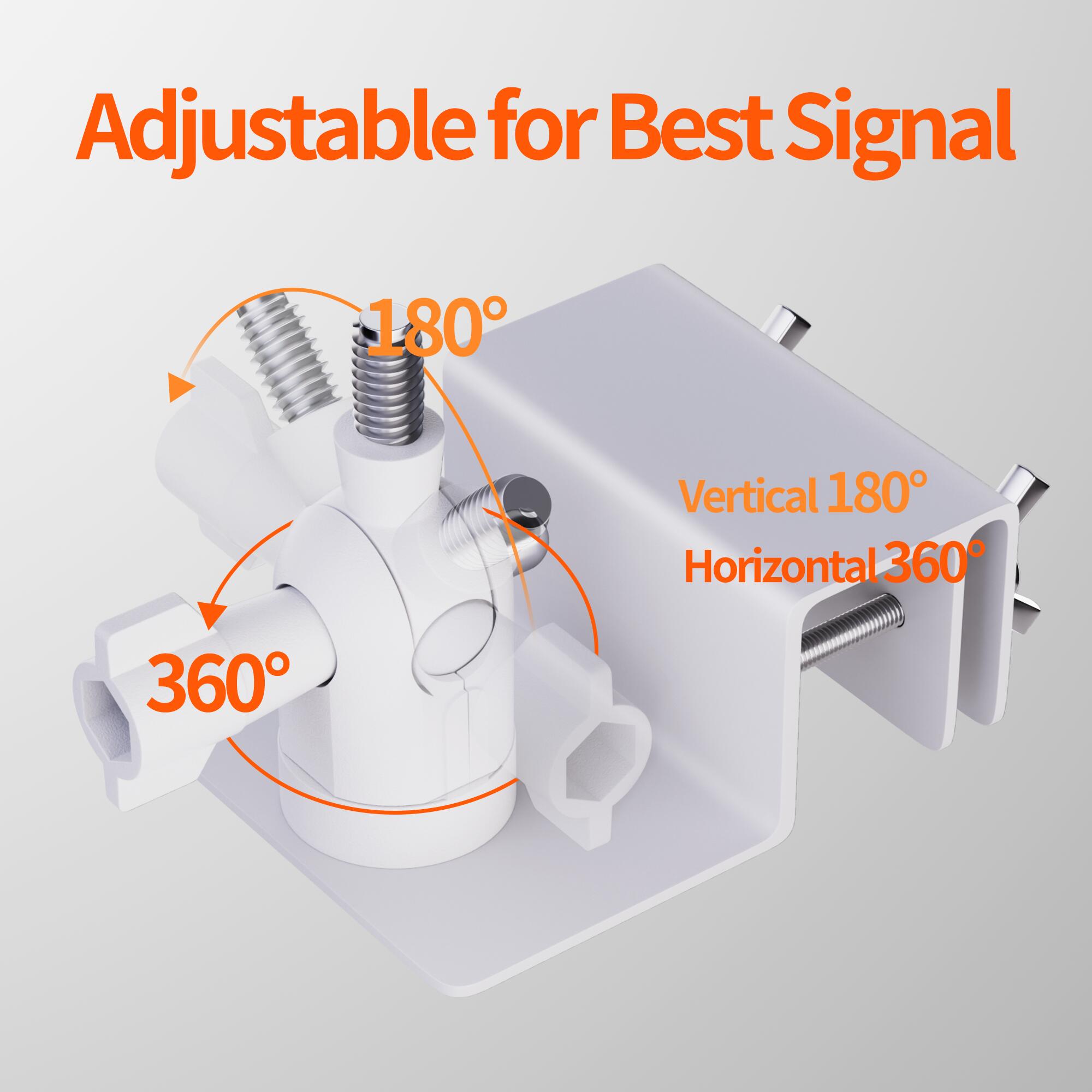 Starlink Mini Adjustable Gutter Mount With Tripod Adapter Fits Original ...