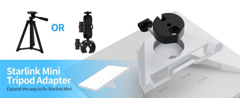 Aluminum Alloy Starlink Mini Tripod Adapter - 1/4″-20 Thread - Fits ...
