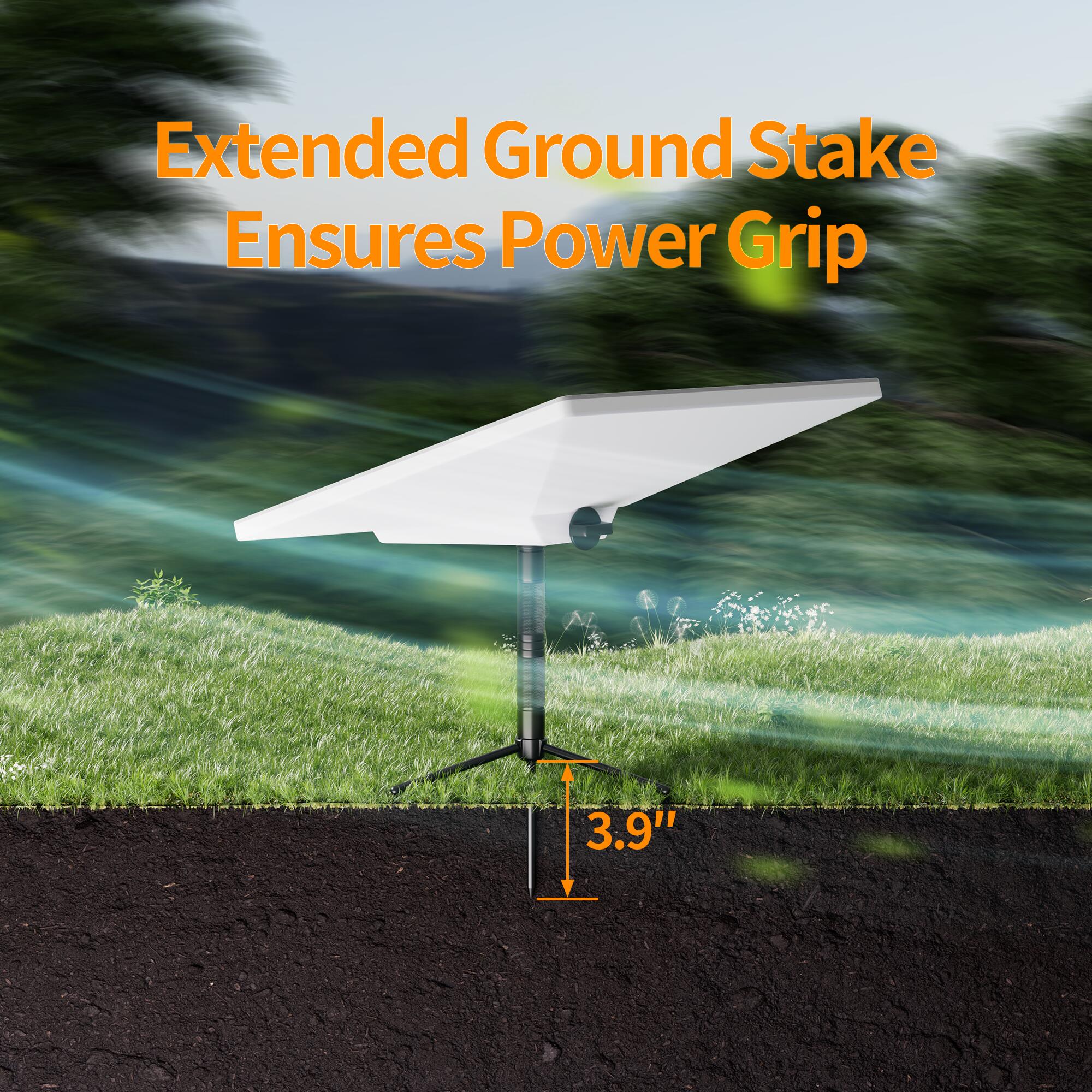 Starlink Mini Portable Stable Tripod With Ground Stakes & 1/4" Screw