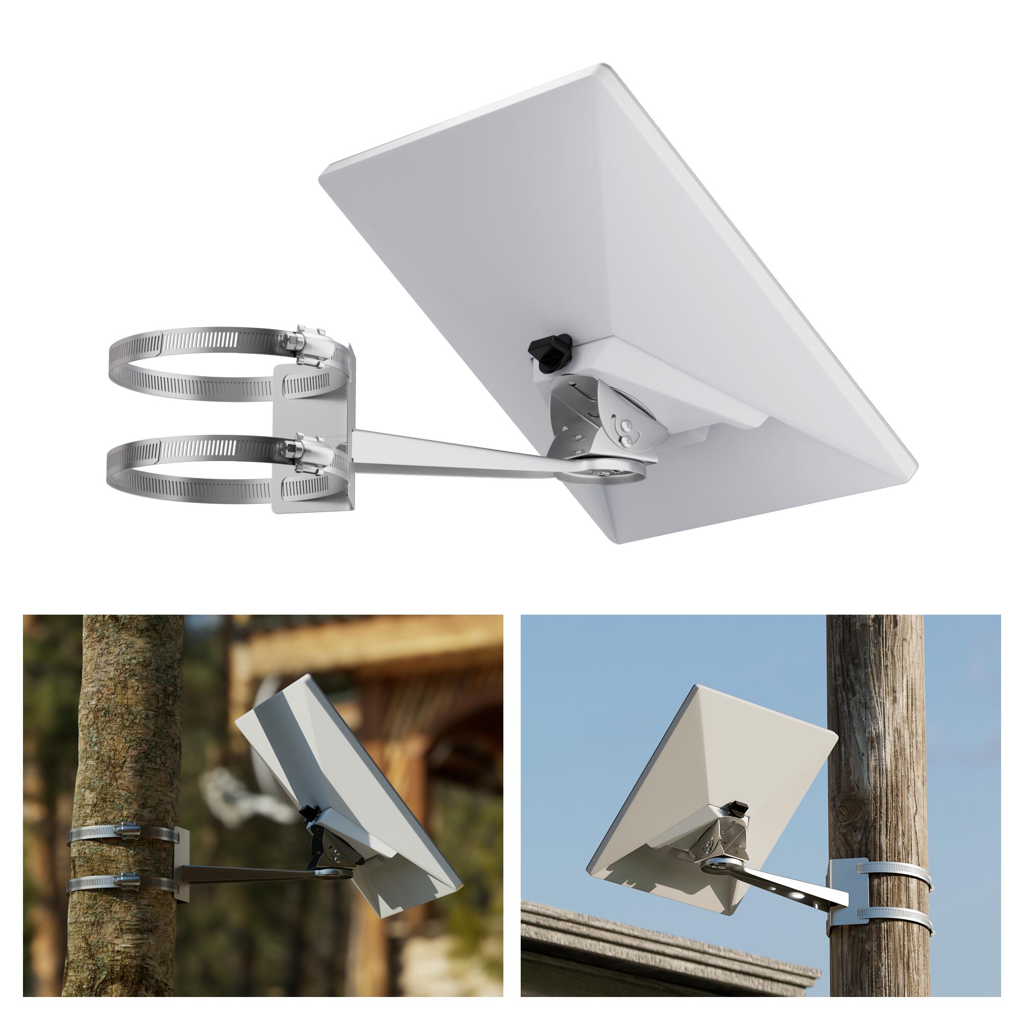Starlink Mini Pole And Beam Mount With 360° Adjustable Arm