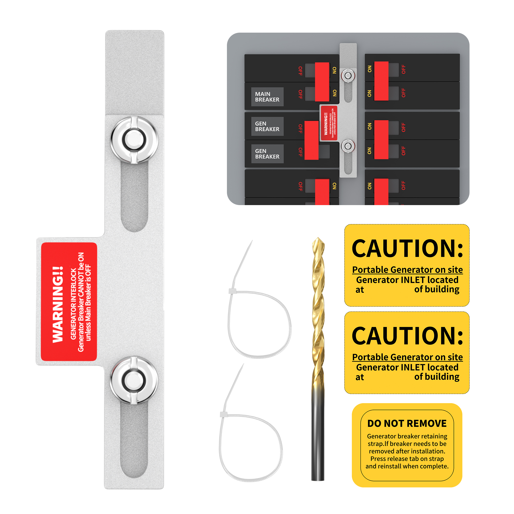 SD-200SA Generator Interlock Kit | Square D Meter Main Homeline 150/200A
