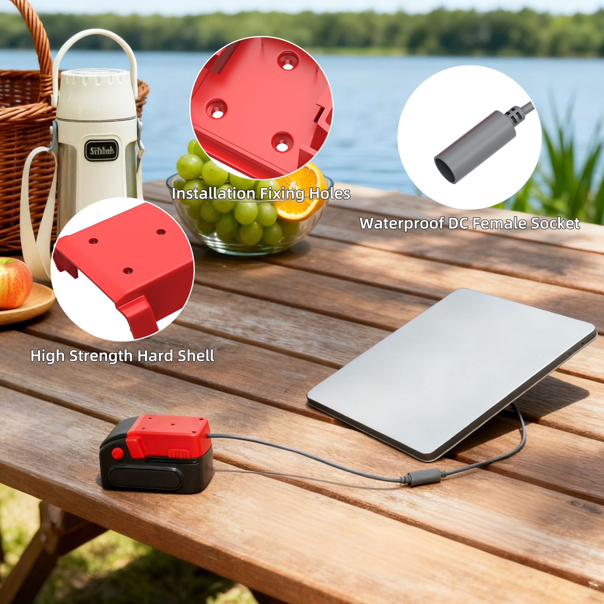 Starlink Mini Power Adapter For Milwaukee 18V Batteries With DC Female ...