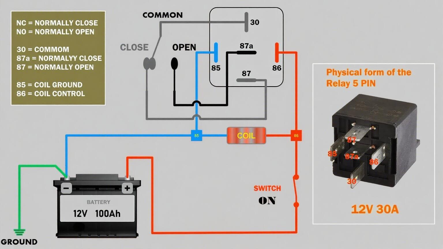 The Ultimate Guide To Wiring A 4-Pin & 5-Pin Relay