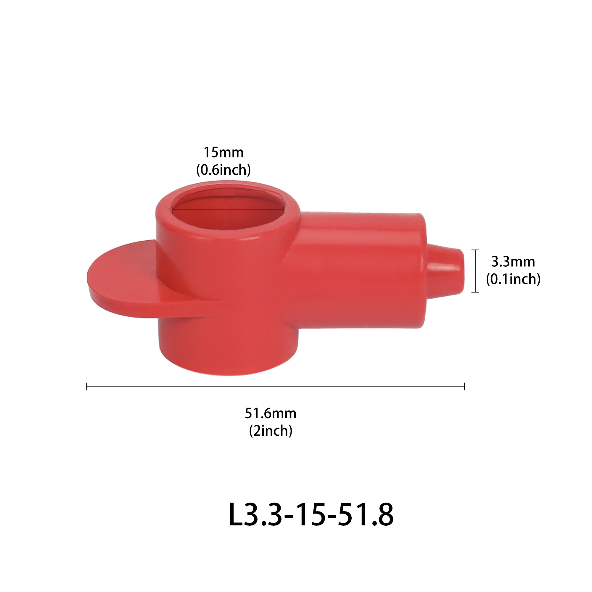 Silicone Terminal Covers 12-10 AWG | Fits M6 & M8 Studs