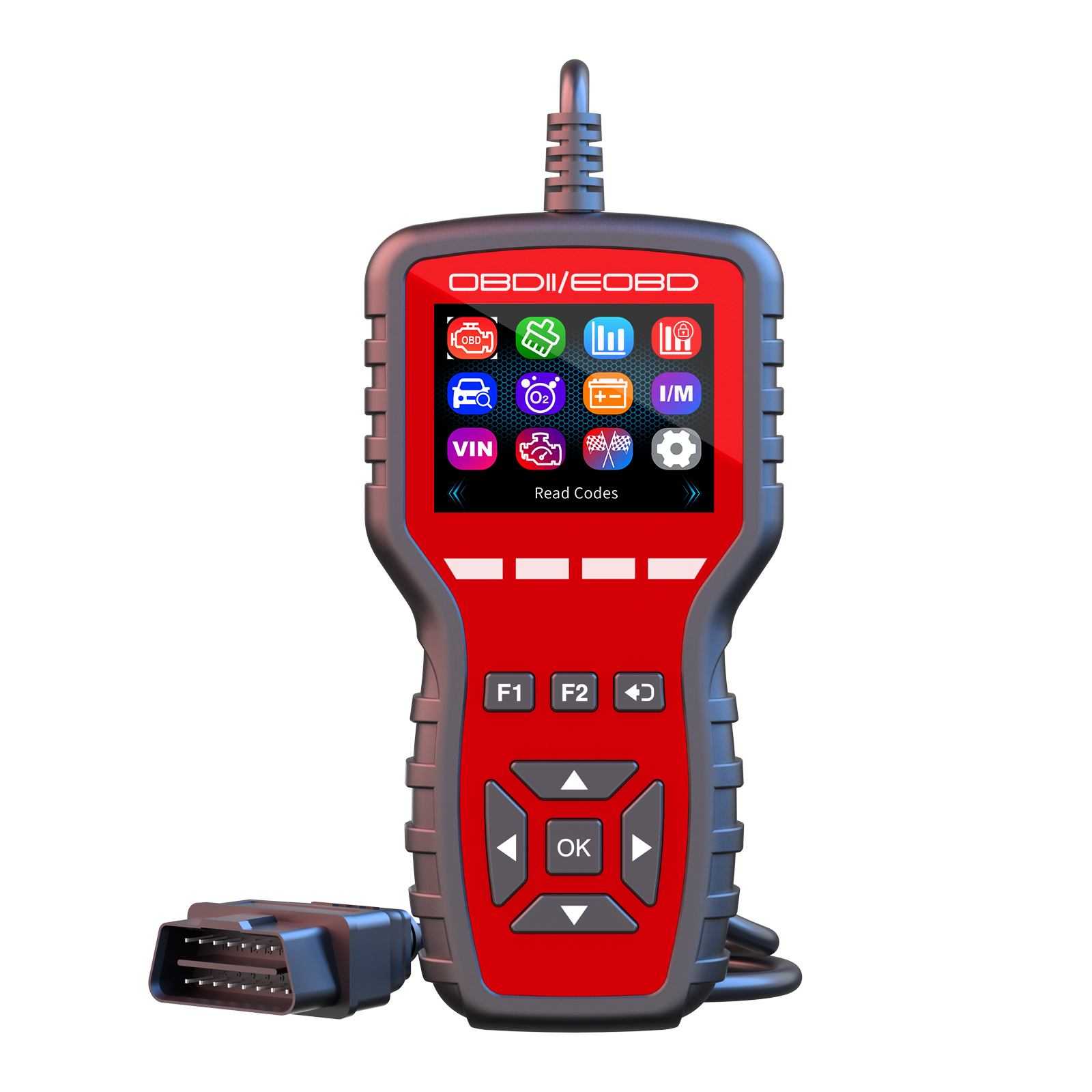 OBD2 Scanner With Digital Dashboard & Performance Test | Car Diagnostic ...